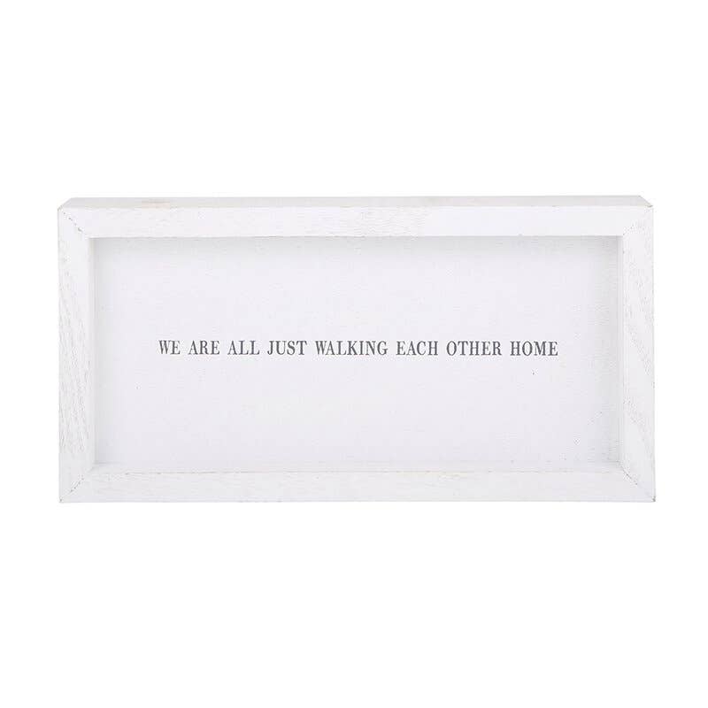 Face to Face Small Word Board - Walking Each Other Home – Ruby Bloom Floral + Gifts