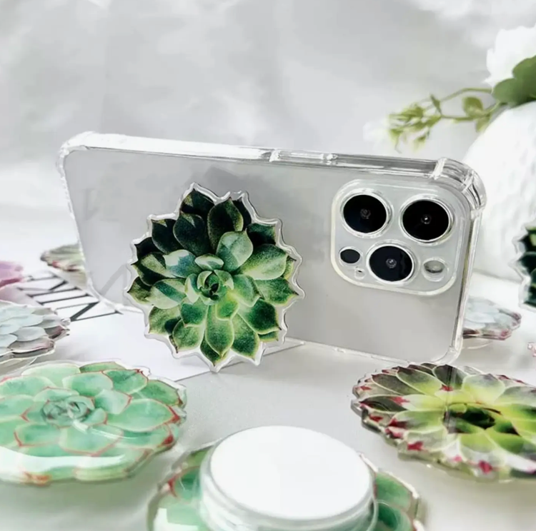 Succulent Phone Holder Phone Grip – Ruby Bloom Floral + Gifts
